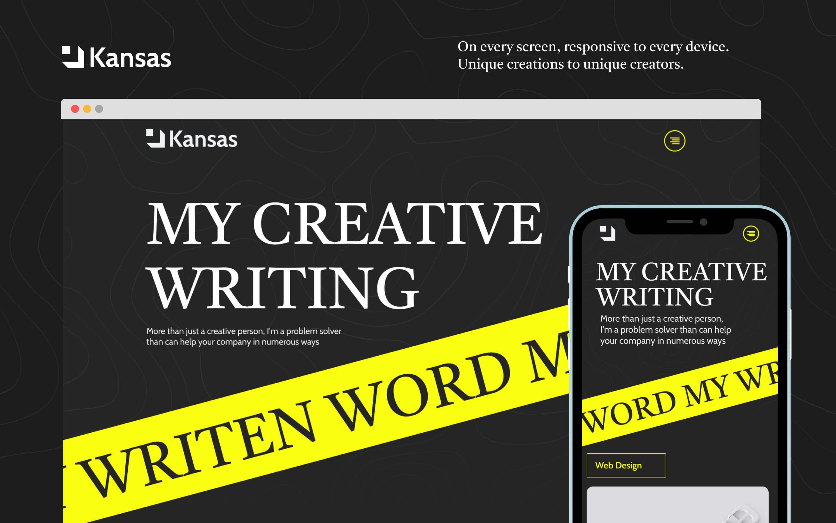 Kansas - Portfolio Webflow Template | Wedoflow